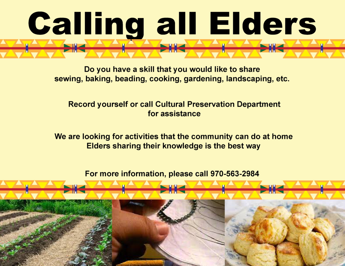 Calling All Elders – Southern Ute Indian Tribe