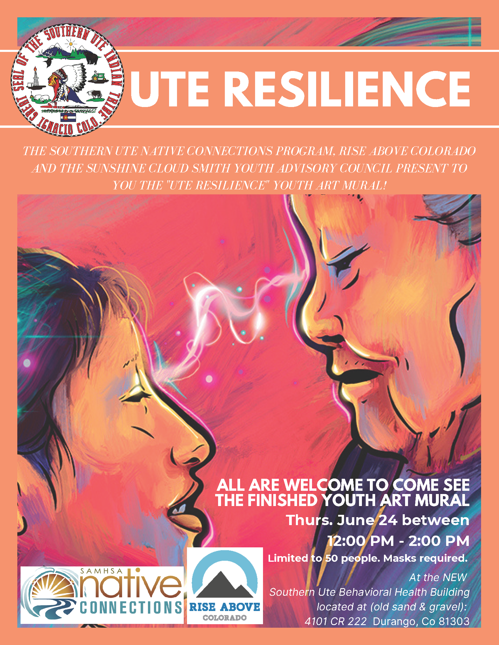 Ute Resilience – Youth Art Murals Showing – Southern Ute Indian Tribe