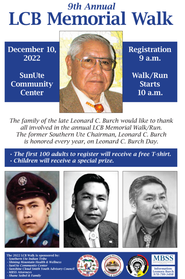 2022 LCB Walk flyer 1200 – Southern Ute Indian Tribe