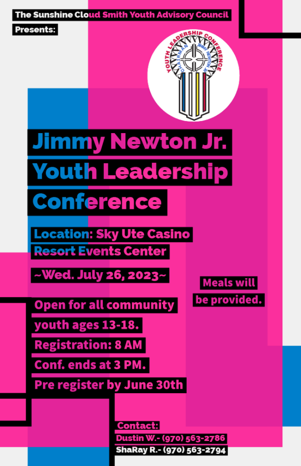 Youth Conference Flyer – Southern Ute Indian Tribe