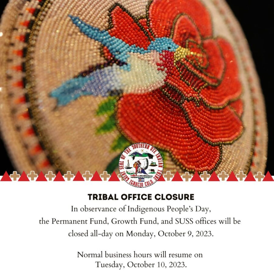 Tribal Office Closure in observance of Indigenous People’s Day Monday ...
