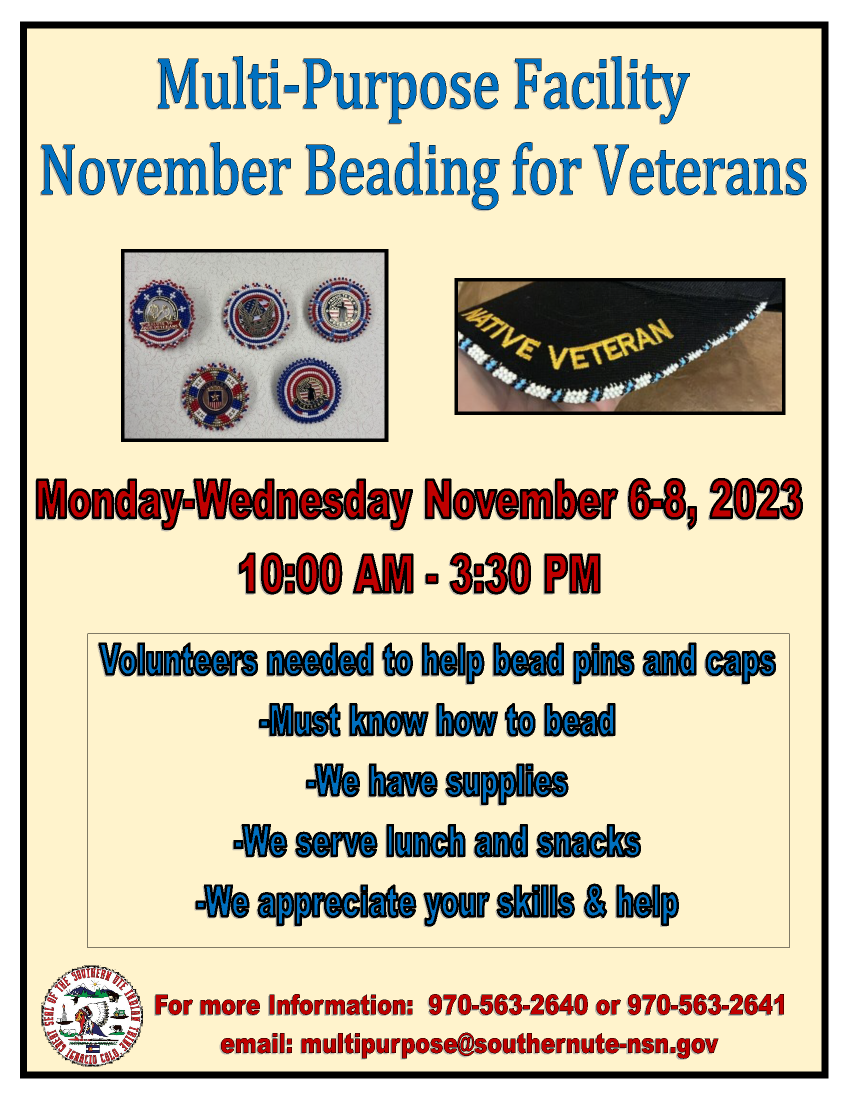 Events for October 2025 – Southern Ute Indian Tribe