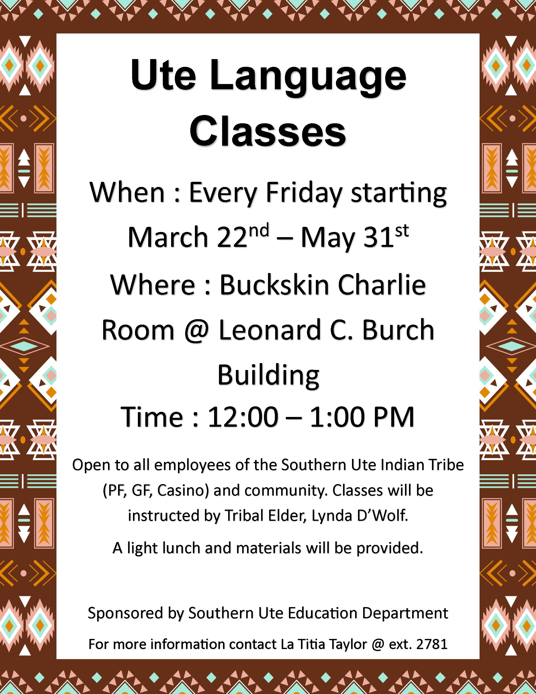 Events for November 2025 – Southern Ute Indian Tribe