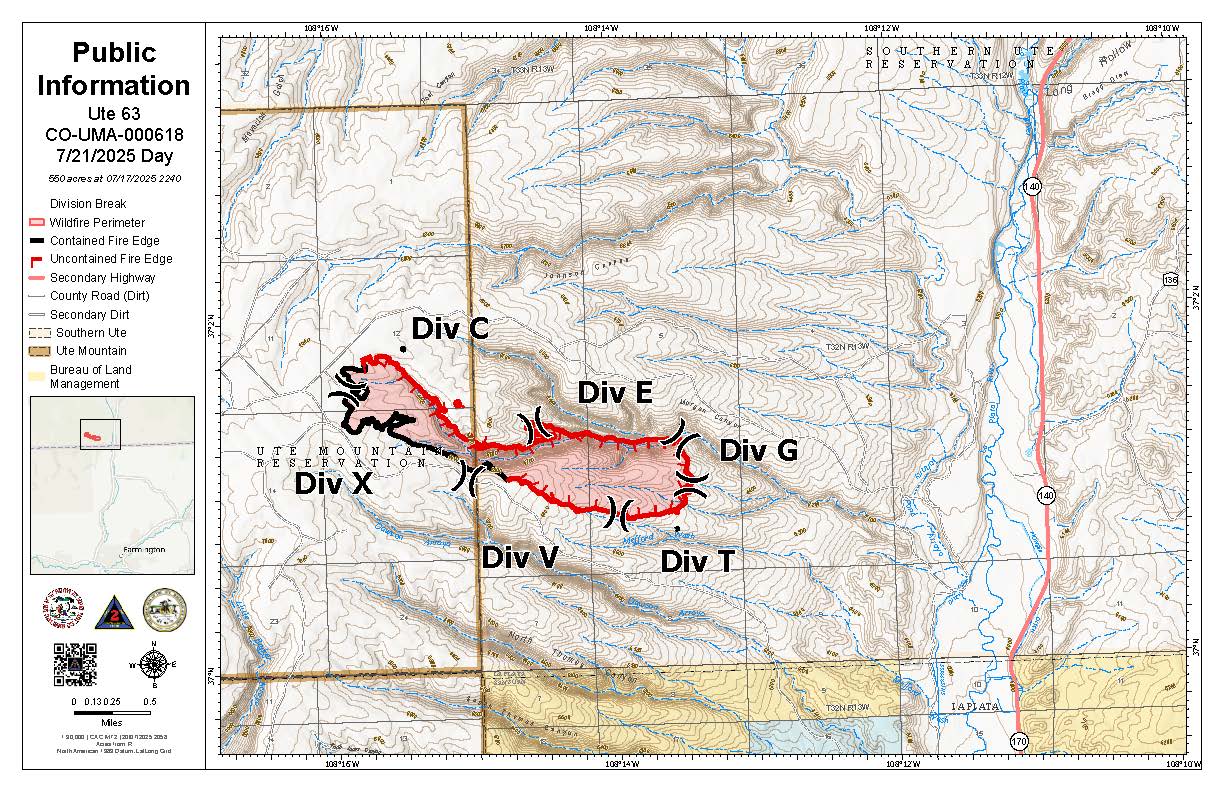 SU BIA Agency Fire Notice – Ute 63 Update 07/21/2025 – Southern Ute ...