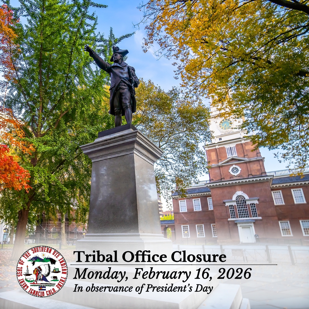 SU Tribal Office Closure 02/16/2026 – Southern Ute Indian Tribe